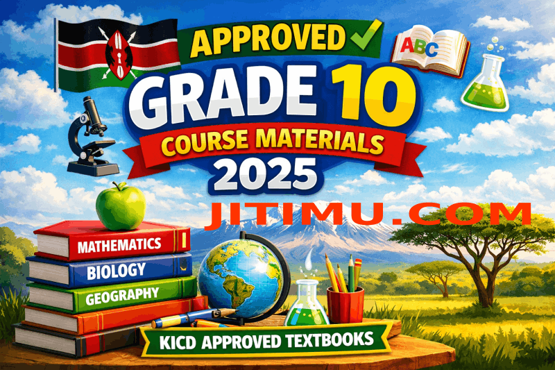 Grade 10 Textbooks Approved by KICD in 2026 - JITIMU